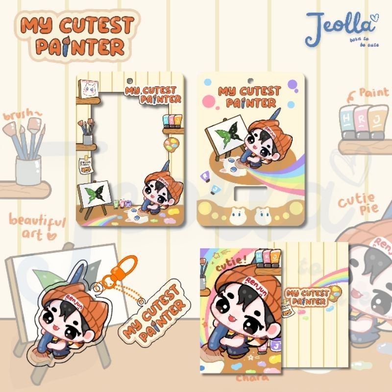 Jual RENJUN PAINTER NCT PHOTOCARD HOLDER KEYCHAIN ACRYLIC PC CAHOL ...