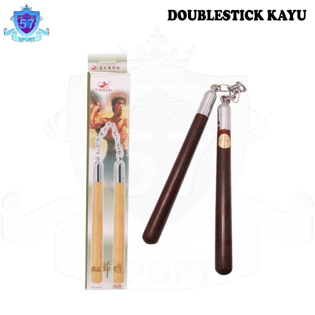 Jual Nunchaku Double Stick Ruyung Kayu | Shopee Indonesia