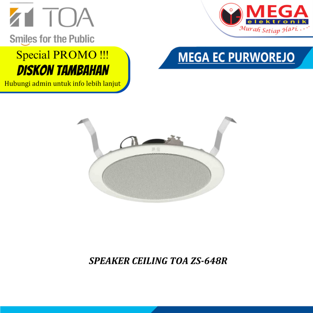 Jual Speaker Ceiling TOA ZS 648R | Shopee Indonesia
