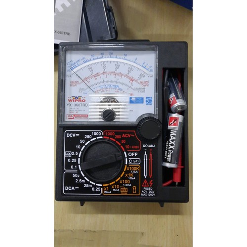 Jual Analog Multi Tester Avometer Avo Meter Multitester Wipro YX 360TRD ...