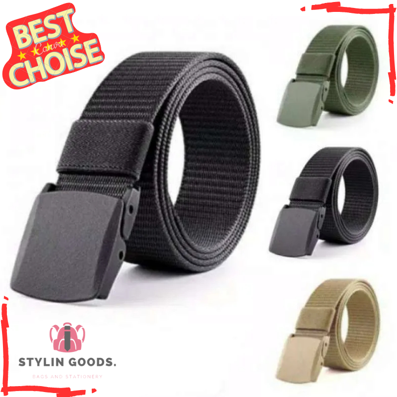 Jual BAN PINGGANG / BELT / GESPER / IKAT PINGGANG BAHAN KAIN NYLON ...