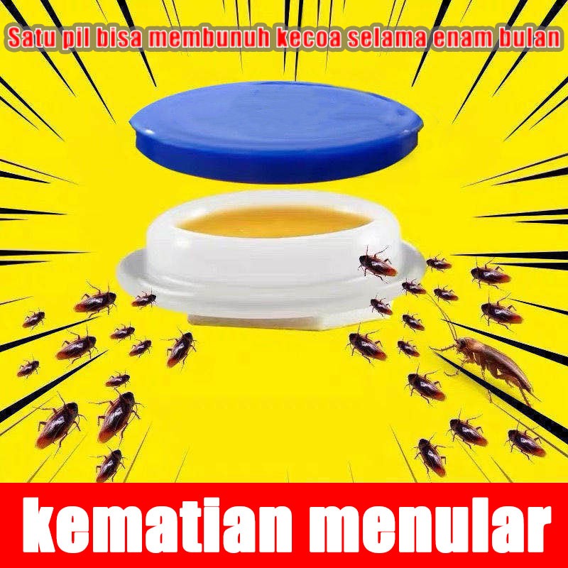 Jual Cockroach killer 8 tablets Kotak Pembunuh Cockroach Bait Efektif ...