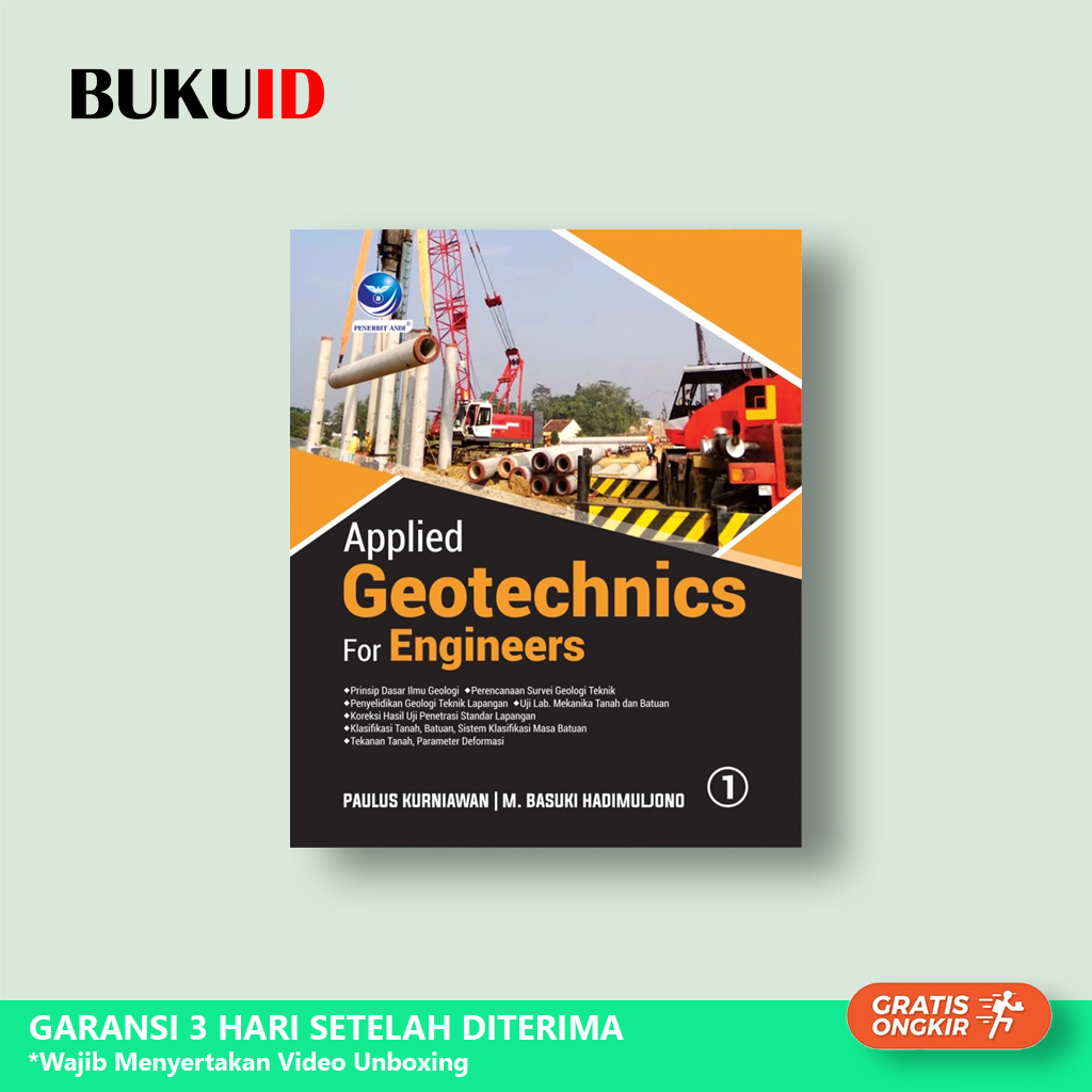 Jual Buku Applied Geotechnics For Engineers Edisi 1 - Original | Shopee Indonesia