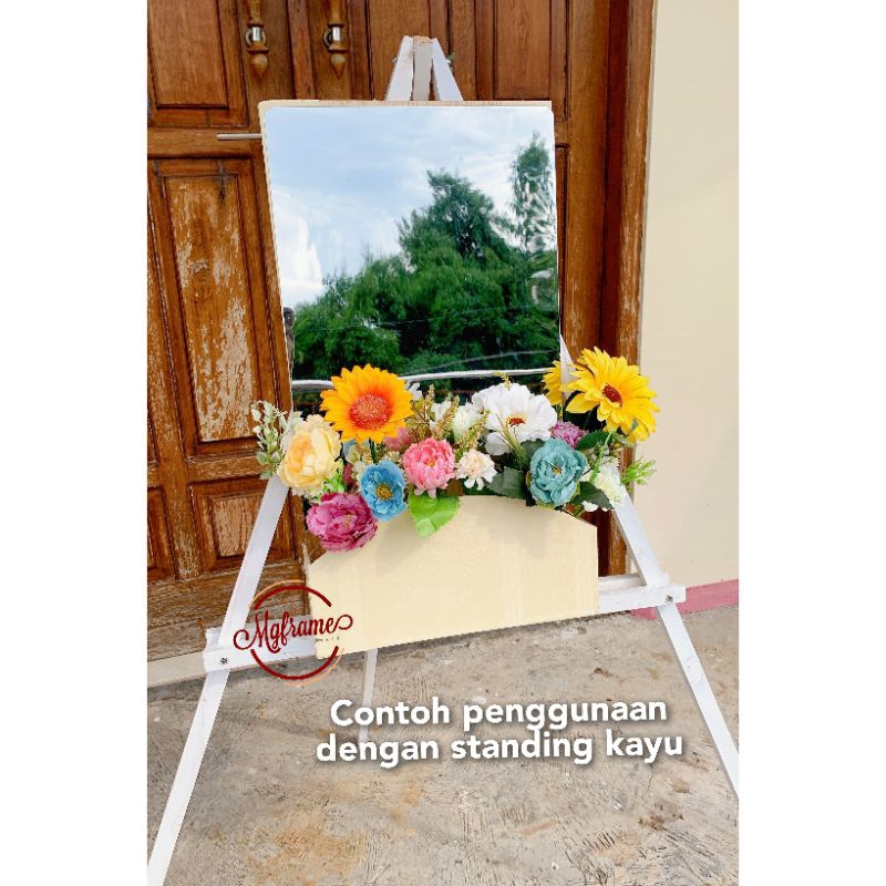 Jual PREMIUM FLOWER BOX/FLOWERBOX SIGN/FLOWER BOX/PAPAN UCAPAN BUNGA ...
