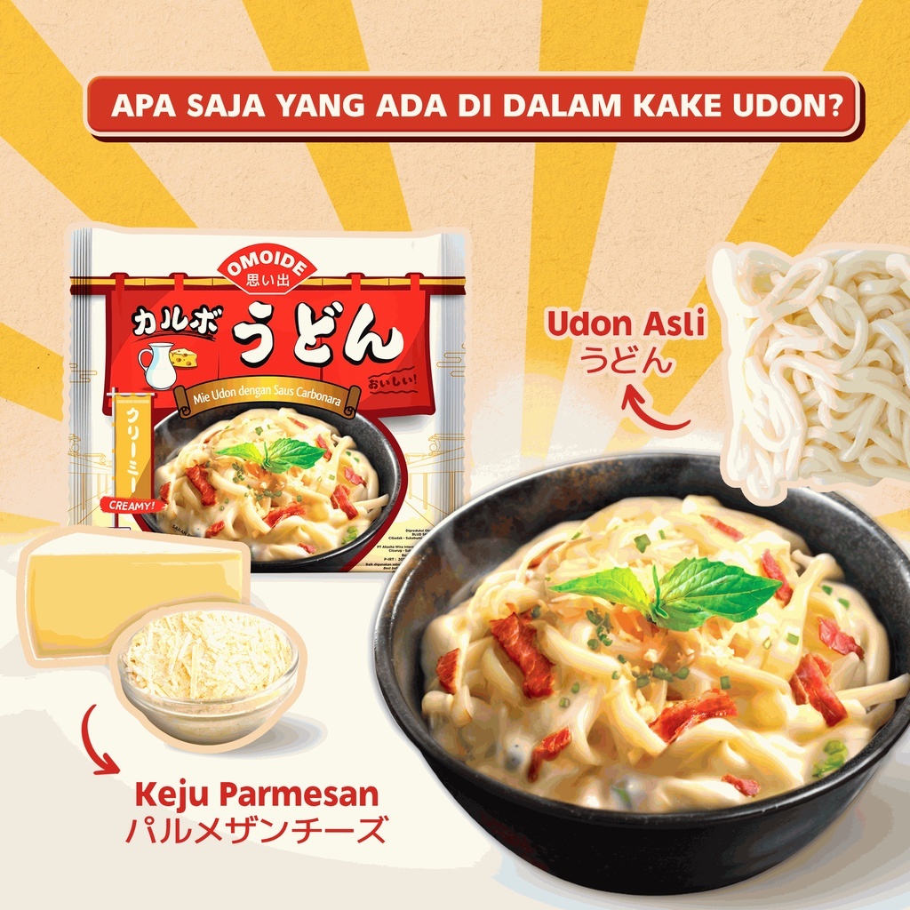Jual Omoide Ramen Udon / Ramen Jepang Halal / Ramen Instan / Ramen Kuah ...