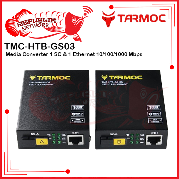Jual Tarmoc HTB GS03 HTB-GS03 Gigabit Single mode Media Converter | Shopee Indonesia