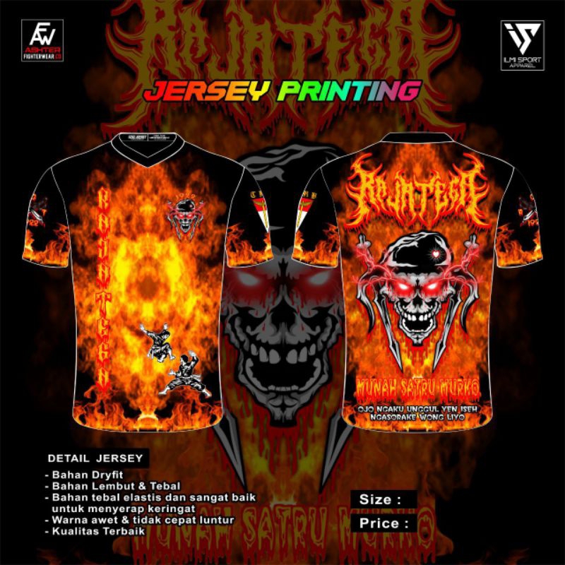 Jual JERSEY PSHT API RAJA TEGA VOL 1 | Shopee Indonesia