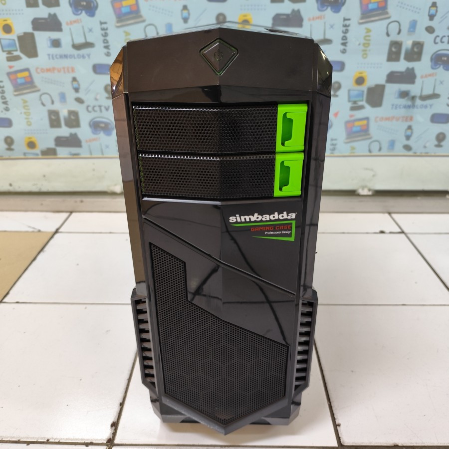 Jual Case Gaming Simbadda SimCool SC-15 Black | Shopee Indonesia