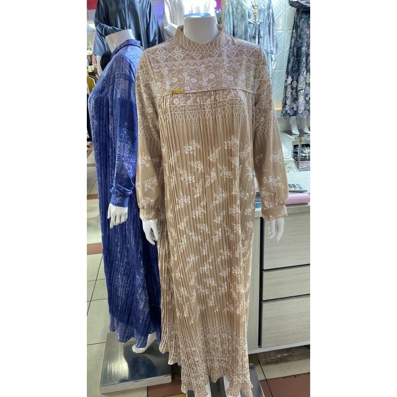Jual Gamis Nadia Dress Bahan lionel richi / Gamis Pesta / Gamis Motif ...