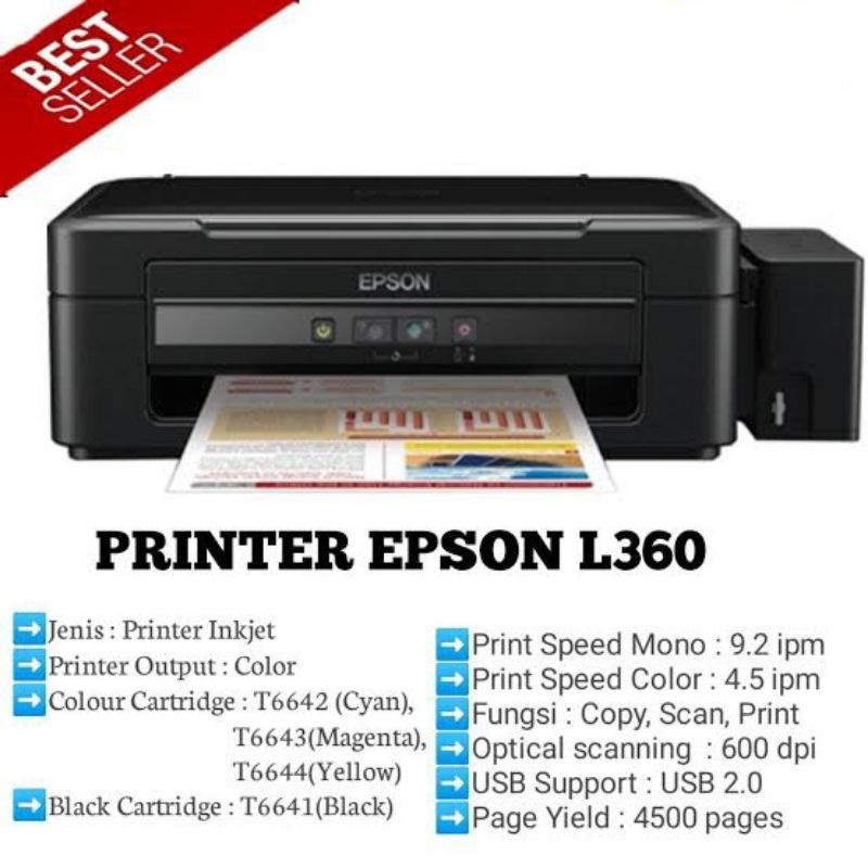 Jual Printer Epson L360 3in1 Normal second | Shopee Indonesia
