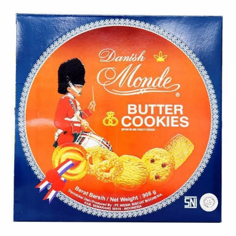 Jual MONDE BUTTER COOKIES 908GR | Shopee Indonesia