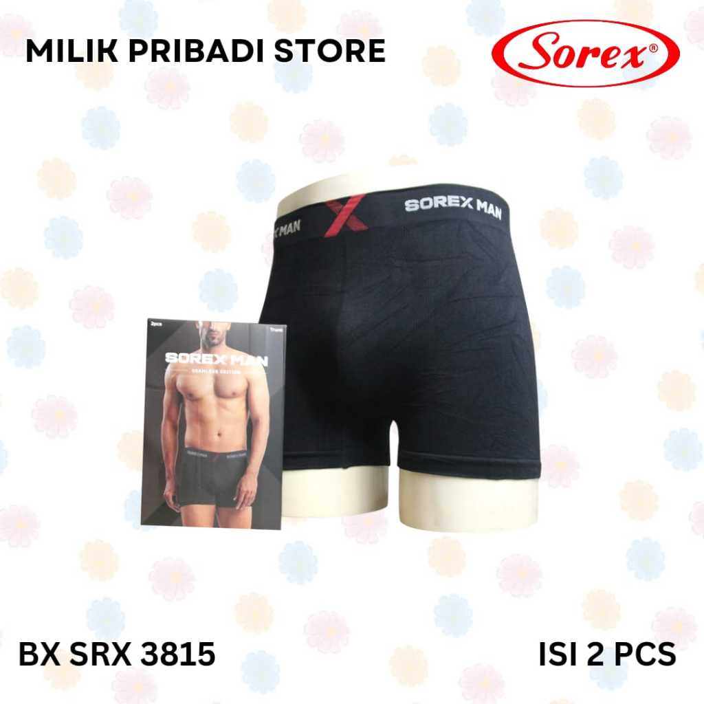 Jual Boxer pria sorex SRX M3815 Seamless | Isi 2 Pcs | | Shopee Indonesia