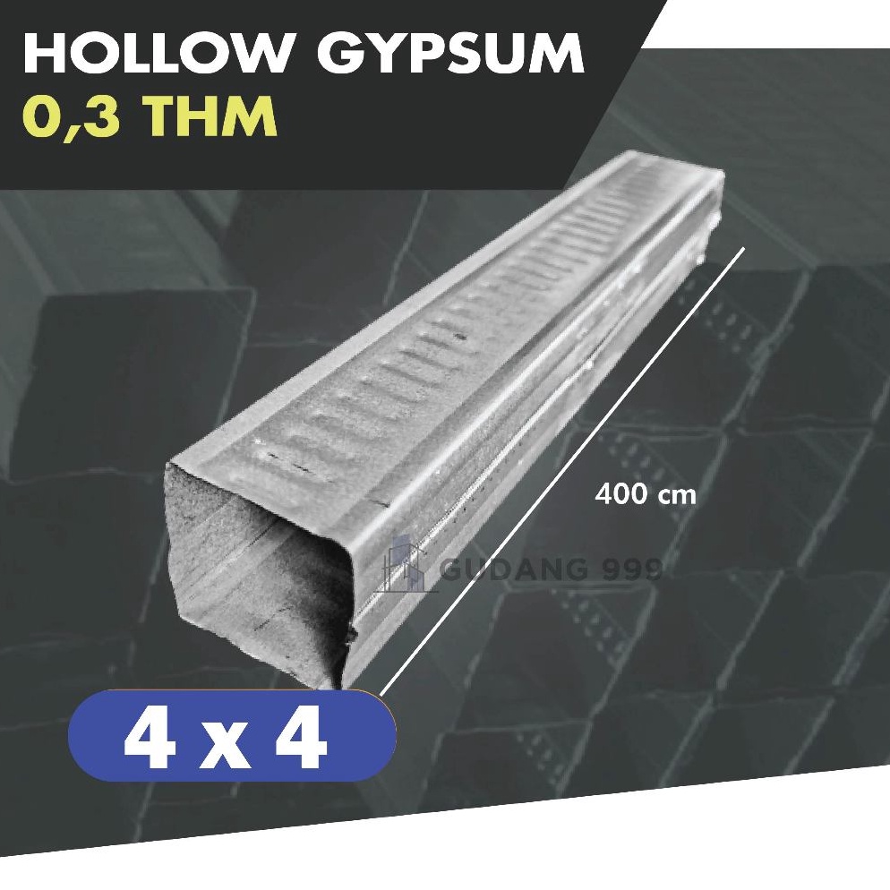 Jual Harga Bagus Hollow 4x4 3mm THM Holo Gypsum GRC Hollow Plafon Holow ...