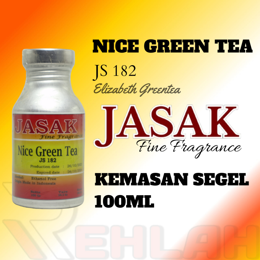 Jual NICE GREENTEA 182 BY JASAK BIBIT PARFUM MURNI KEMASAN ALUMUNIUM ...
