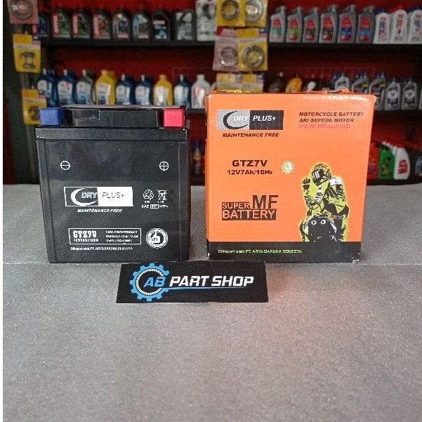 Jual AKI MOTOR DRY PLUS GTZ7V ORIGINAL AKI MOTOR NMAX LEXY AEROX ...