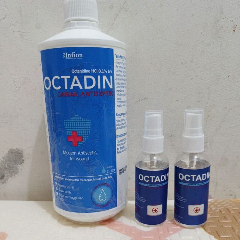 Jual Octadin spray (50ml)antiseptic luka | Shopee Indonesia