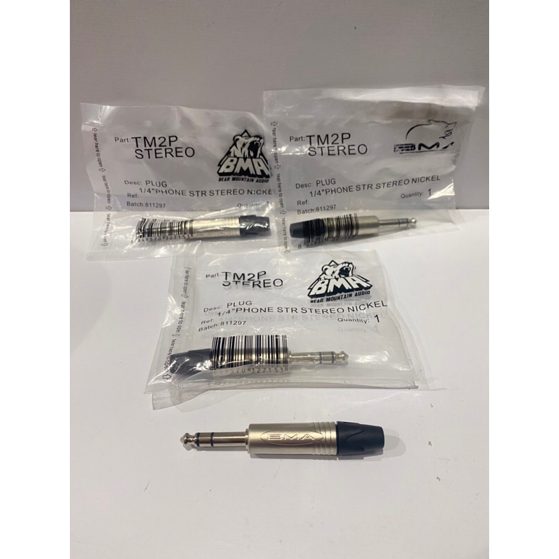 Jual jack akai stereo BMA jek jak akay plug stereo konektor connector ...