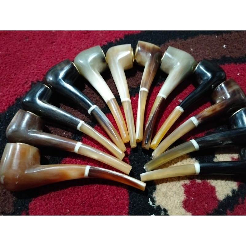 Jual pipa rokok model cangklong mini full tanduk | Shopee Indonesia