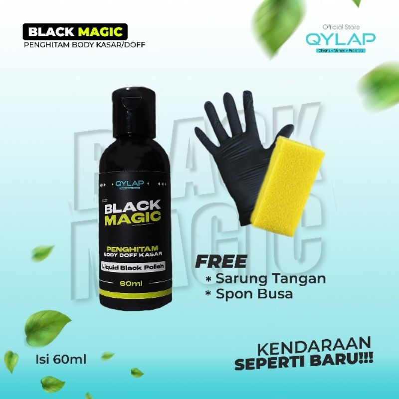 Jual QYLAP Black Magic Penghitam Body Kasar Motor, Trim Restorer dan ...