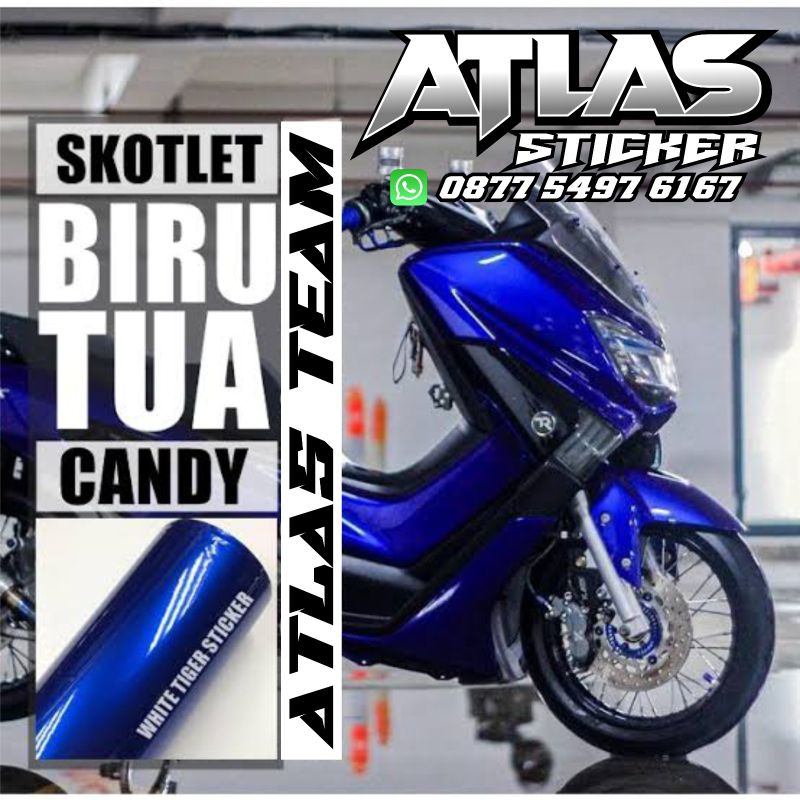 Jual Stiker Skotlet Vinyl Glossy / Doff Harga 1 Meter Lebar 45cm ...
