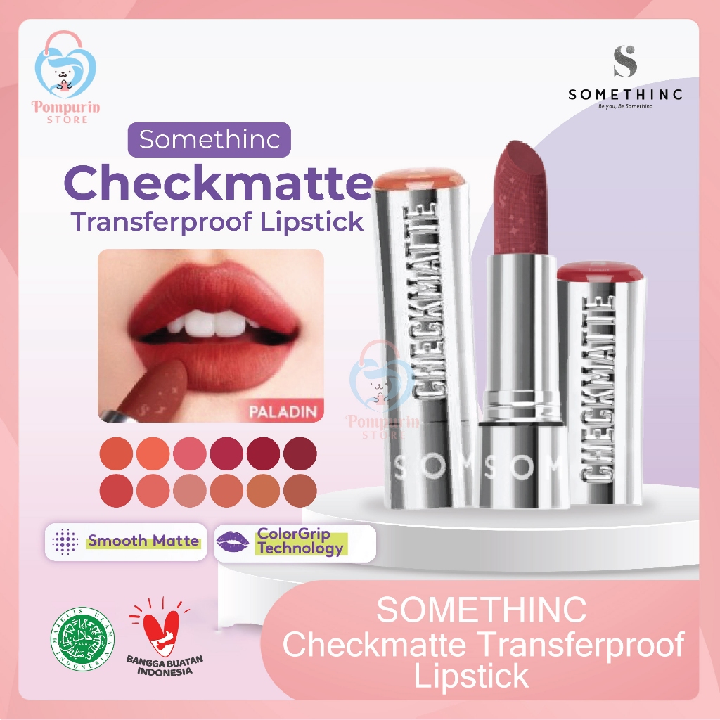 Jual Somethinc Checkmatte Transferproof Lipstick - Lipstick by ...