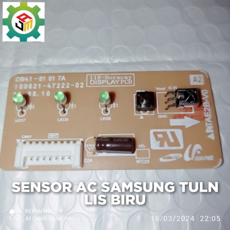 Jual SENSOR AC SAMSUNG TULN LIST BIRU 9 PIN SESUAI GAMBAR | Shopee ...