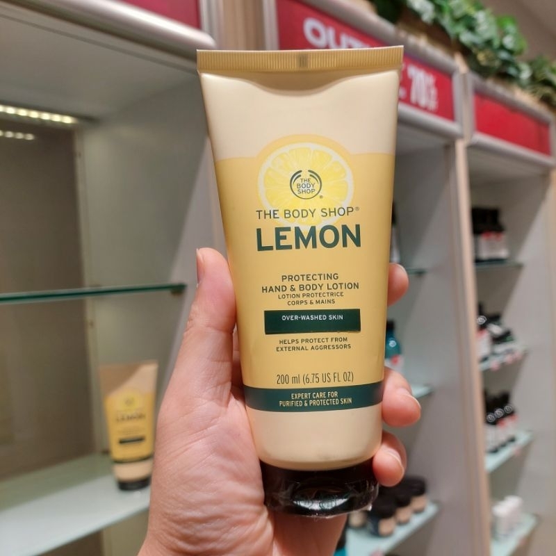 Jual The Body Shop Lemon Hand & Body Lotion 200ml | Shopee Indonesia