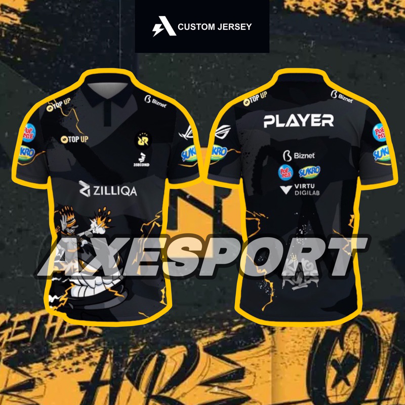 Jual Jersey RRQ 2024 COURAGE Terbaru Full Printing Free Request Nama ...