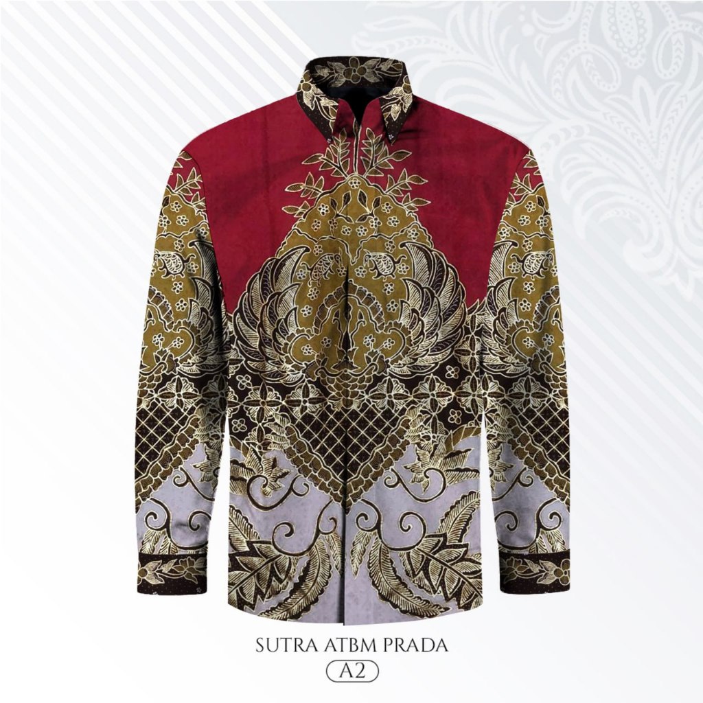 Jual Kemeja pria lengan panjang jumbo batik tulis prada exclusive bahan ...