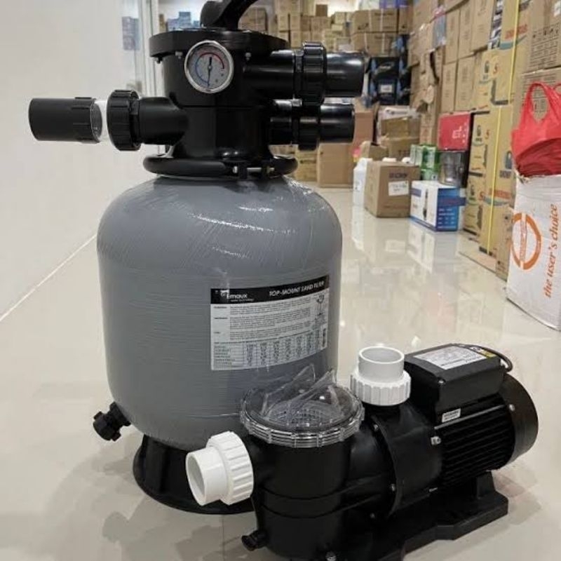 Jual Pompa Kolam Renang VENEZIA STP 75 Sand Filter Emaux 16"P350 ...