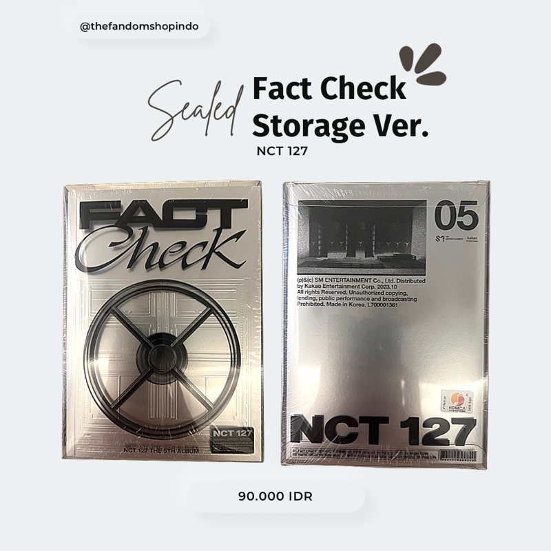 Jual [READY STOCK] SEALED Album NCT 127 Fact Check Storage Case Version ...