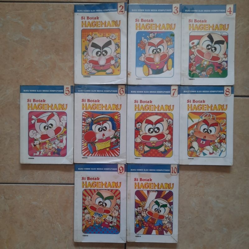 Jual Komik Si Botak Hagemaru 2-10 Tamat Nomura Shinbo Kolpri + Sampul ...