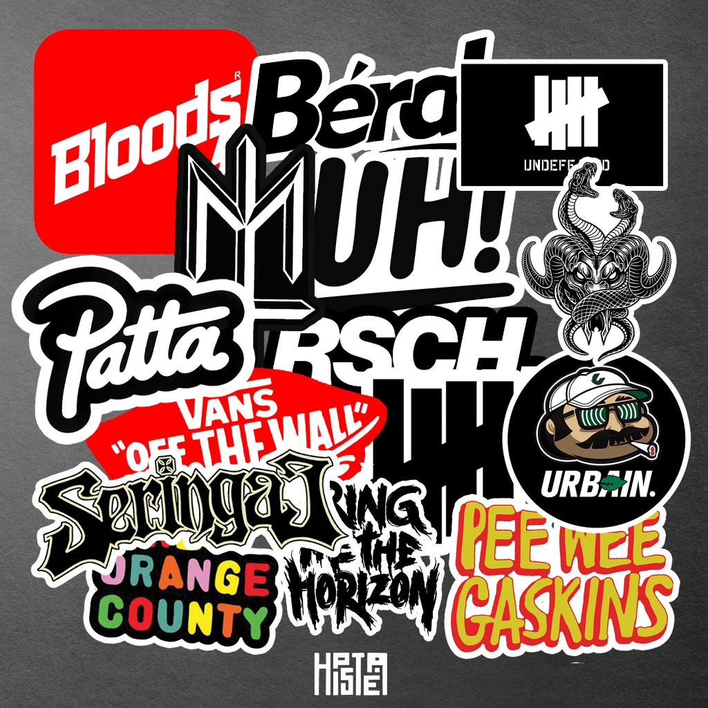 Jual 20pcs Stiker DISTRO LOKAL Pack | Stiker Tahan Air Anti Luntur ...