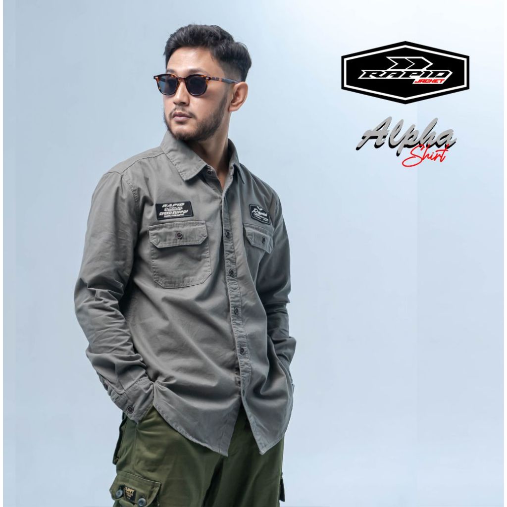 Jual Kemeja tangan panjang workwear RAPID ALPHA shirt LS3 baju kerja ...