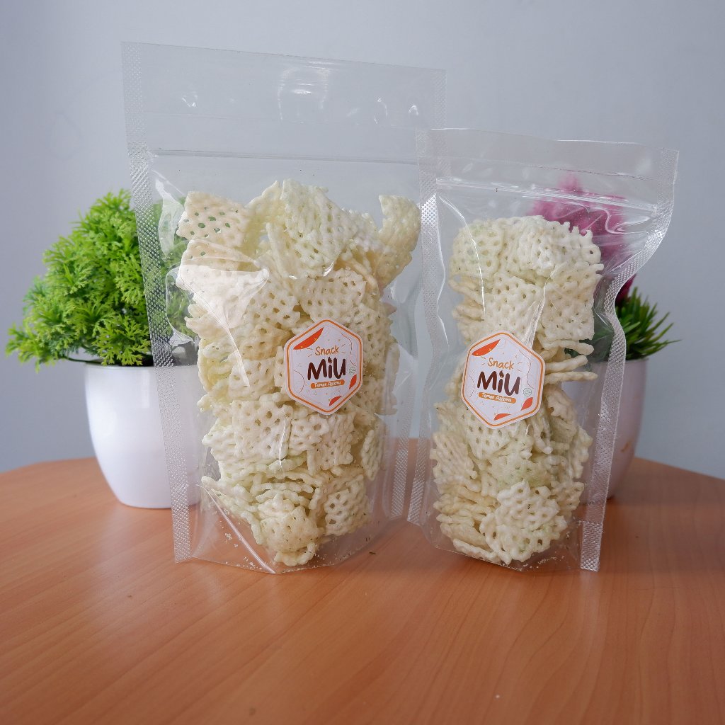 Jual Snack Miu - Kerupuk Taro / Sonic Gurih Rasa Rumput Laut Pouch ...