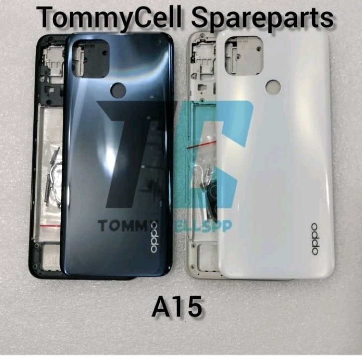 Jual CASING HOUSING FULL SET + FRAME TUTUP BELAKANG OPPO A15 A15S ...