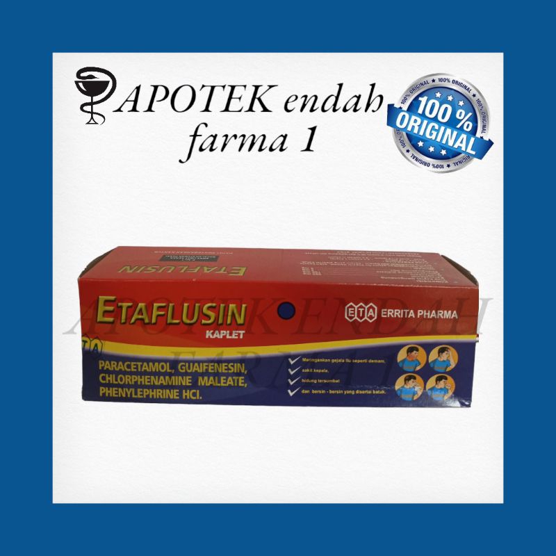 Jual ETAFLUSIN TABLET PERBOX obat demam batuk dan pilek | Shopee Indonesia