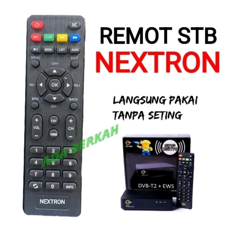 Jual REMOTE STB NEXTRON STANDAR TANPA SETTING | Shopee Indonesia