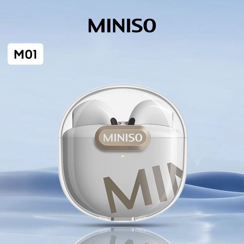 Jual MINISO M01 TWS Wireless Bluetooth Earphone 9D HIFI Sound Quality ...