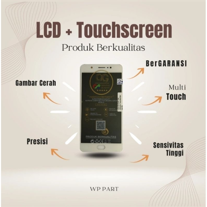Jual Lcd + Touchscreen Vivo Y69/ Y77 White (Garansi Lem) | Shopee Indonesia
