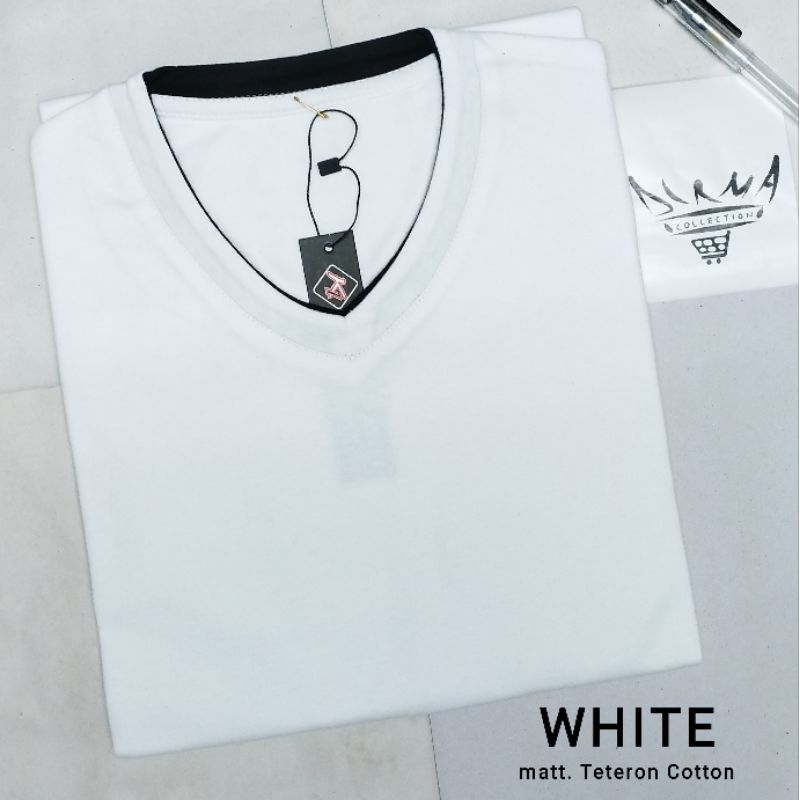 Jual 1001 Kaos V-Neck / Outfit Kekinian / Unisex Bisa Cwe dan Cwo ...