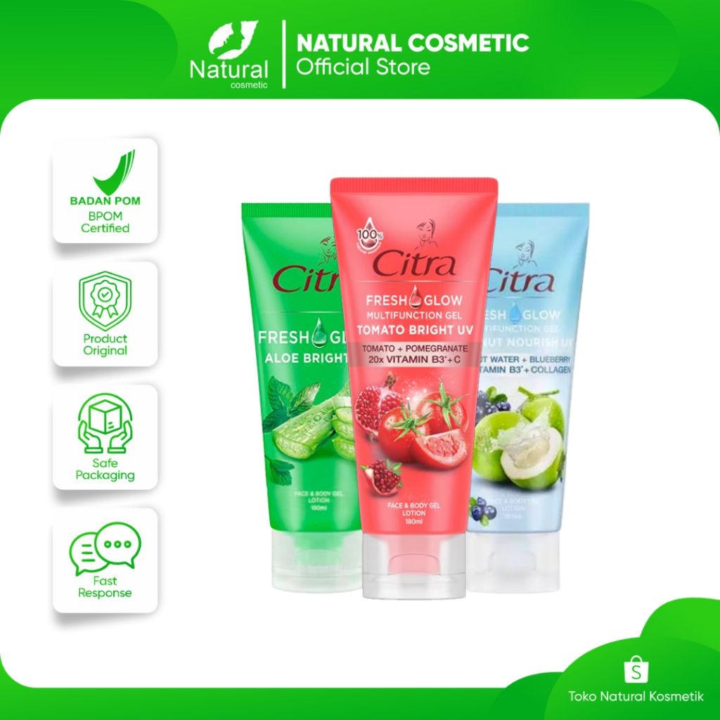 Jual Citra Fresh Glow Multifunction Gel 180 ml | Shopee Indonesia