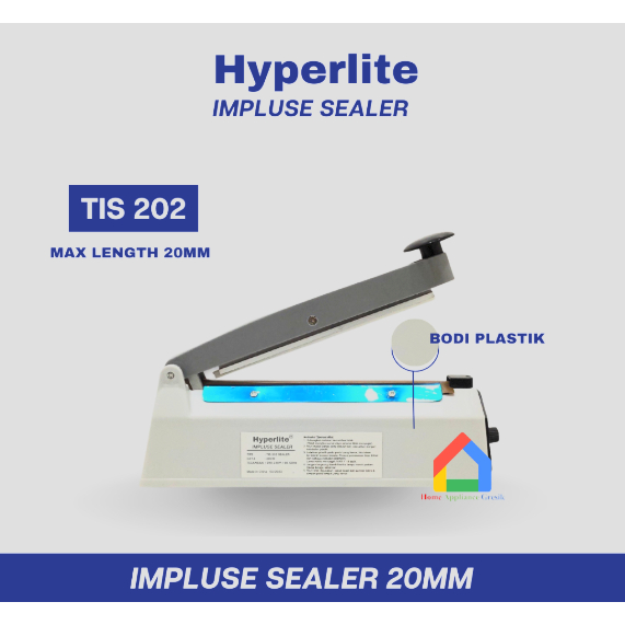 Jual Mesin Press Plastik Hyperlite 20 / 30 Cm 40 Cm / Impulse Sealer ...