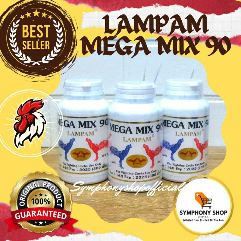Jual LAMPAM MEGA MIX 90 MULTIVITAMIN DAN SUPLEMENT IMPORT 300 TABLET ...