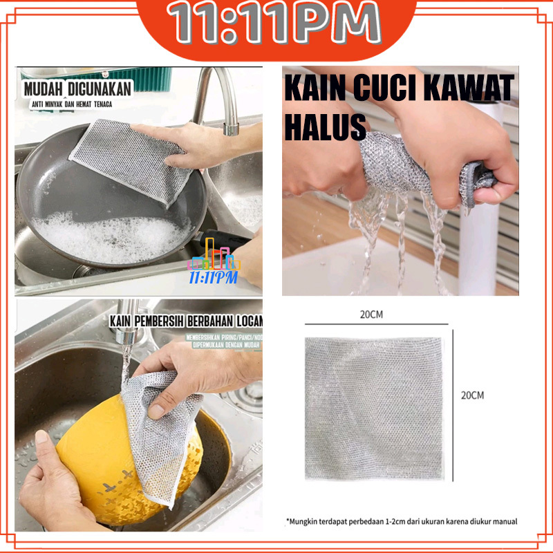 Jual KAIN CUCI PIRING KAWAT HALUS UNTUK MEMBERSIH PANCI DAPUR DAN TIDAK ...