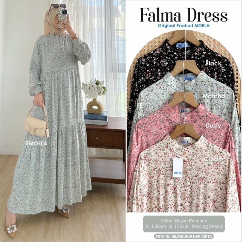 Jual Dress Motif Original By Moela Berlabel Slisa sinia sanmi yasni ...
