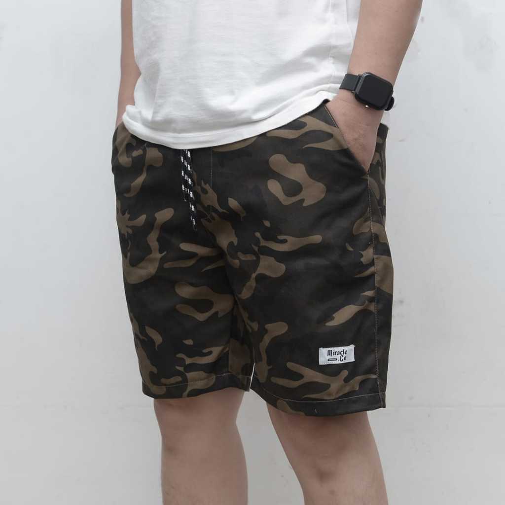 Jual Celana Pendek Boardshort Shortpants Pria Wanita Dewasa Army Camo 2 Distro Original Miracle ...