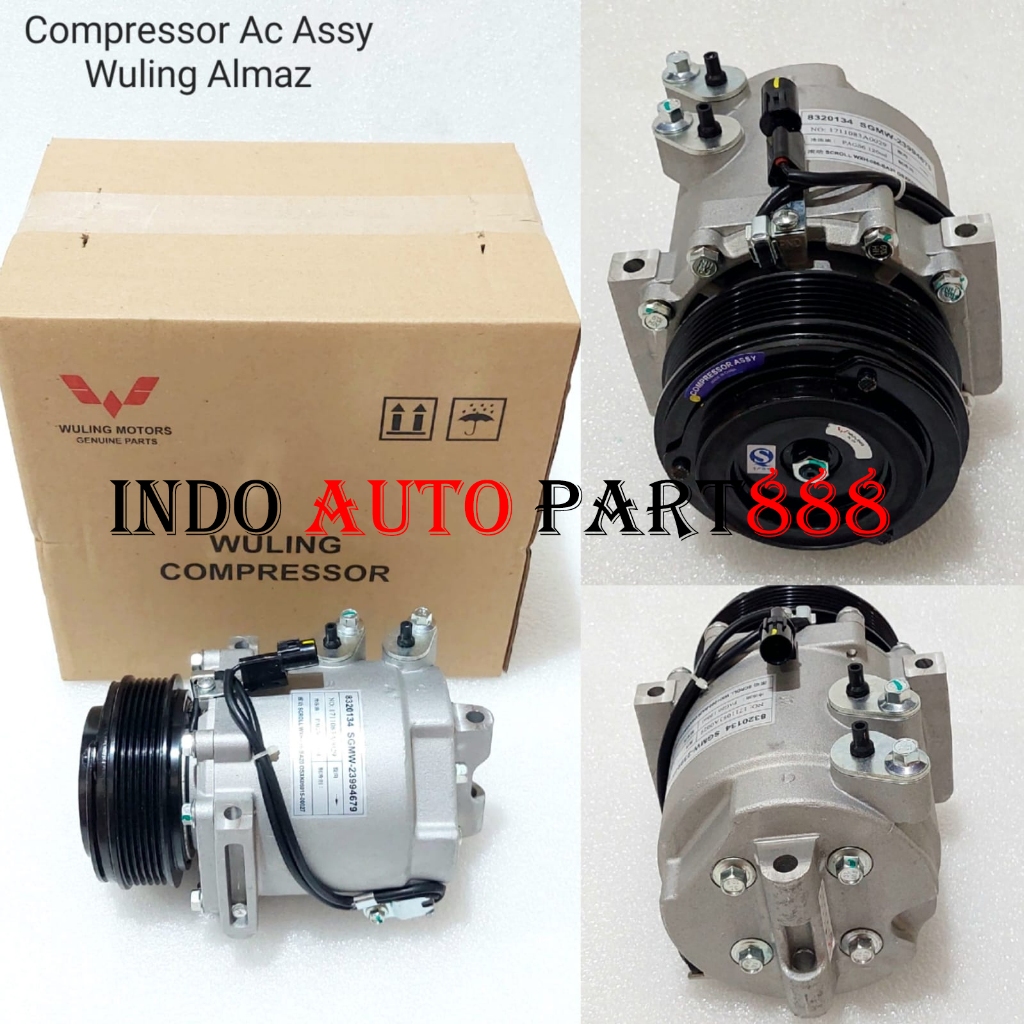 Jual Compresor Compressor Kompresor AC Assy Wuling Almaz - Original | Shopee Indonesia