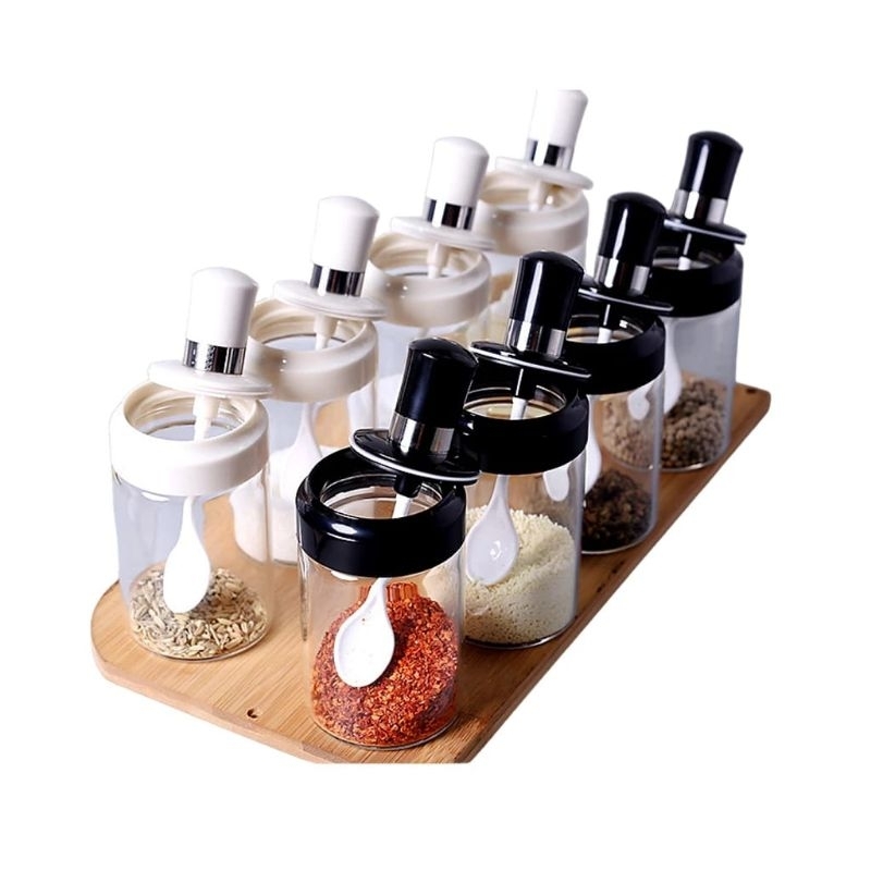 Jual botol kaca serbaguna/tempat bumbu/saos/minyak/toples penyimpanan ...