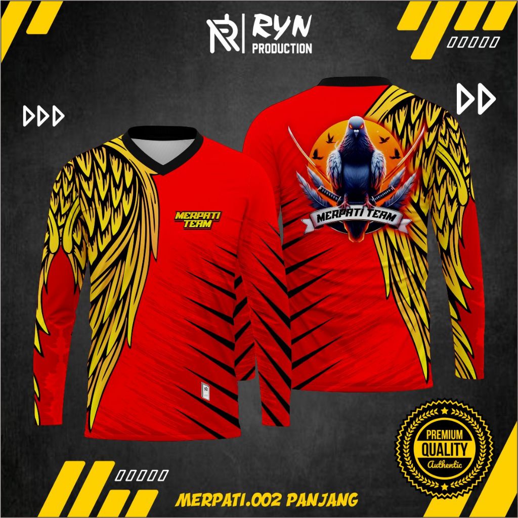 Jual JERSEY MERPATI CUSTOM FREE DESAIN NAMA TEAM DAN LOGO | Shopee ...